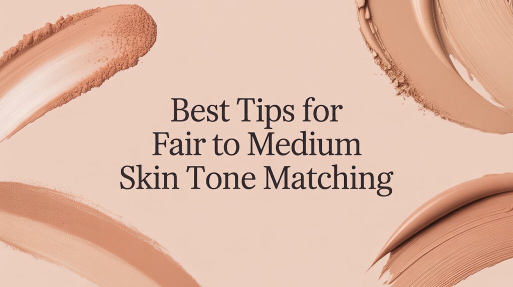 Best Tips for Fair to Medium Skin Tone Matching | TheBeautyFoodie