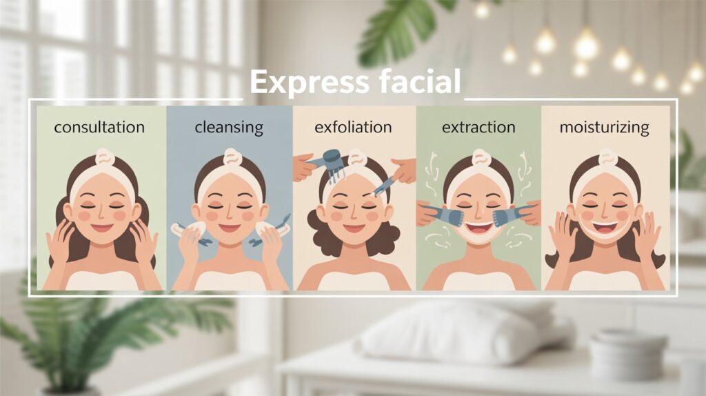 Express Facial Guide: Quick 30-Min Skincare Treatment | TheBeautyFoodie