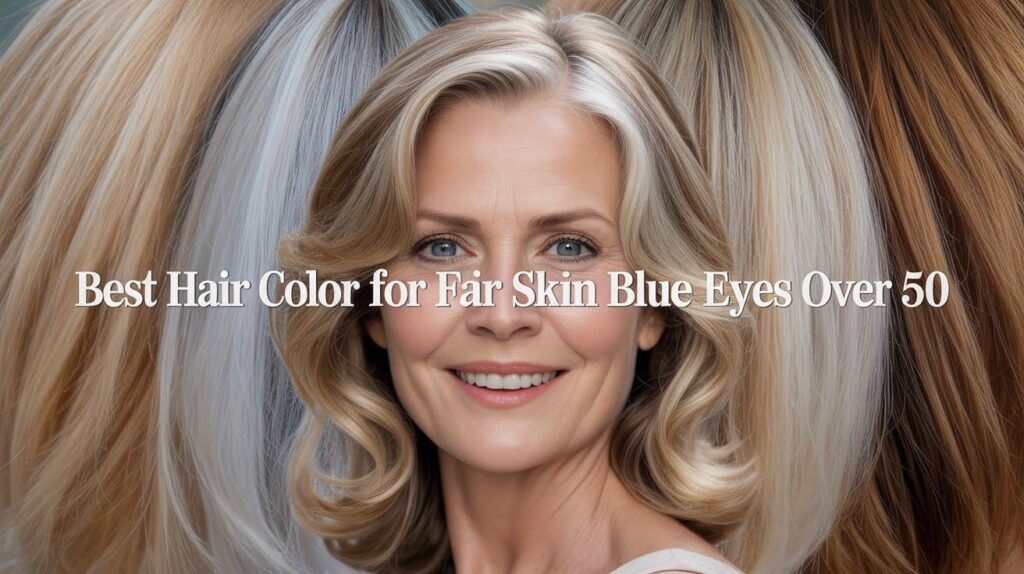 33 Best Hair Color for Fair Skin Blue Eyes Over 50 | TheBeautyFoodie