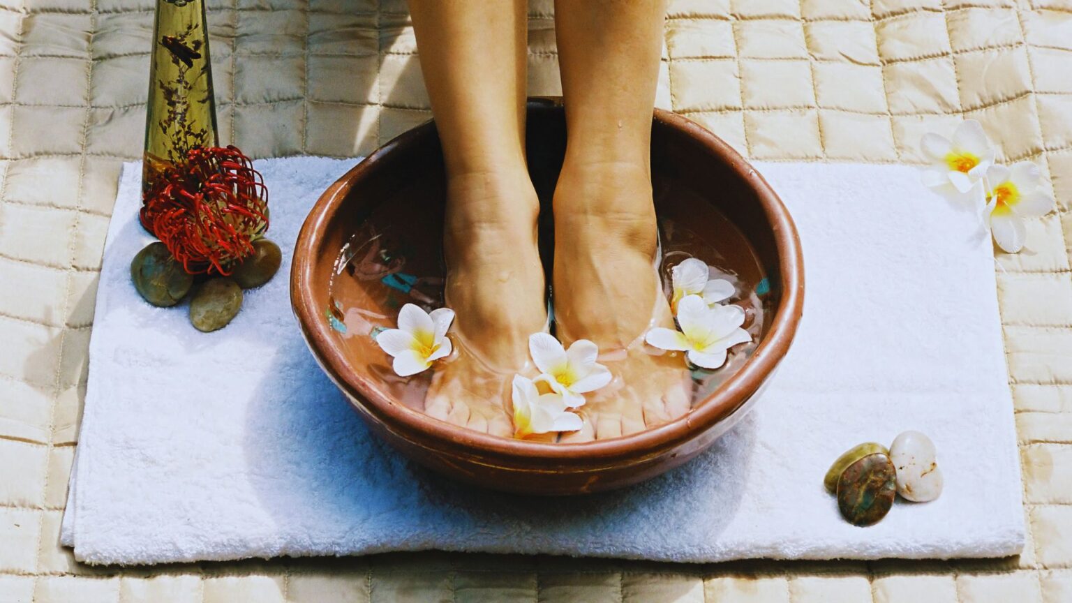 Homemade Foot Soak to Remove Dead Skin Easily | TheBeautyFoodie